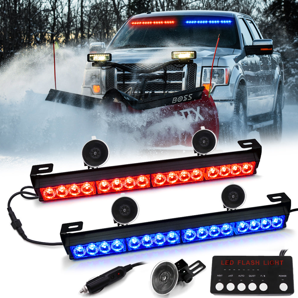Dual 17" Traffic Advisor Light Bar with Digital Display Controller – FOXCID
